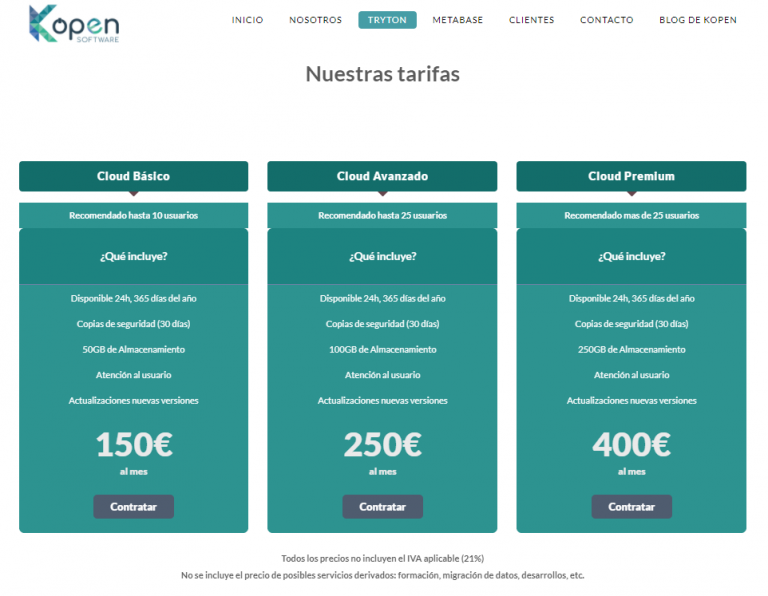 Comparativa ERP: Tryton vs. Odoo | Kopen Software | Tryton